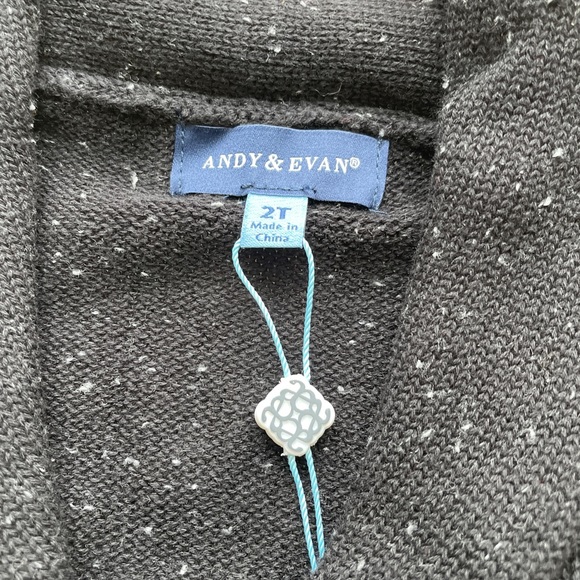 Andy & Evan | Shirts & Tops | Nwt Andy Evan Toddler Shawl Collar Toggle ...